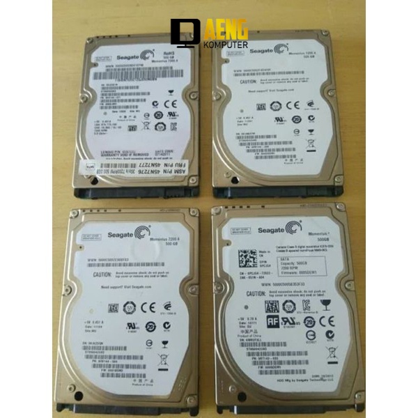 Jual HDD Harddisk Hard disk Hardisk Internal laptop 500 GB Sata Rpm ...