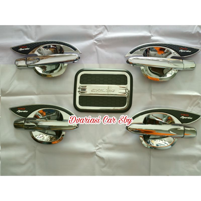 Jual Paket lengkap handle outer kombinasi tutup tangki luxury black calya sigra JSL | Shopee ...