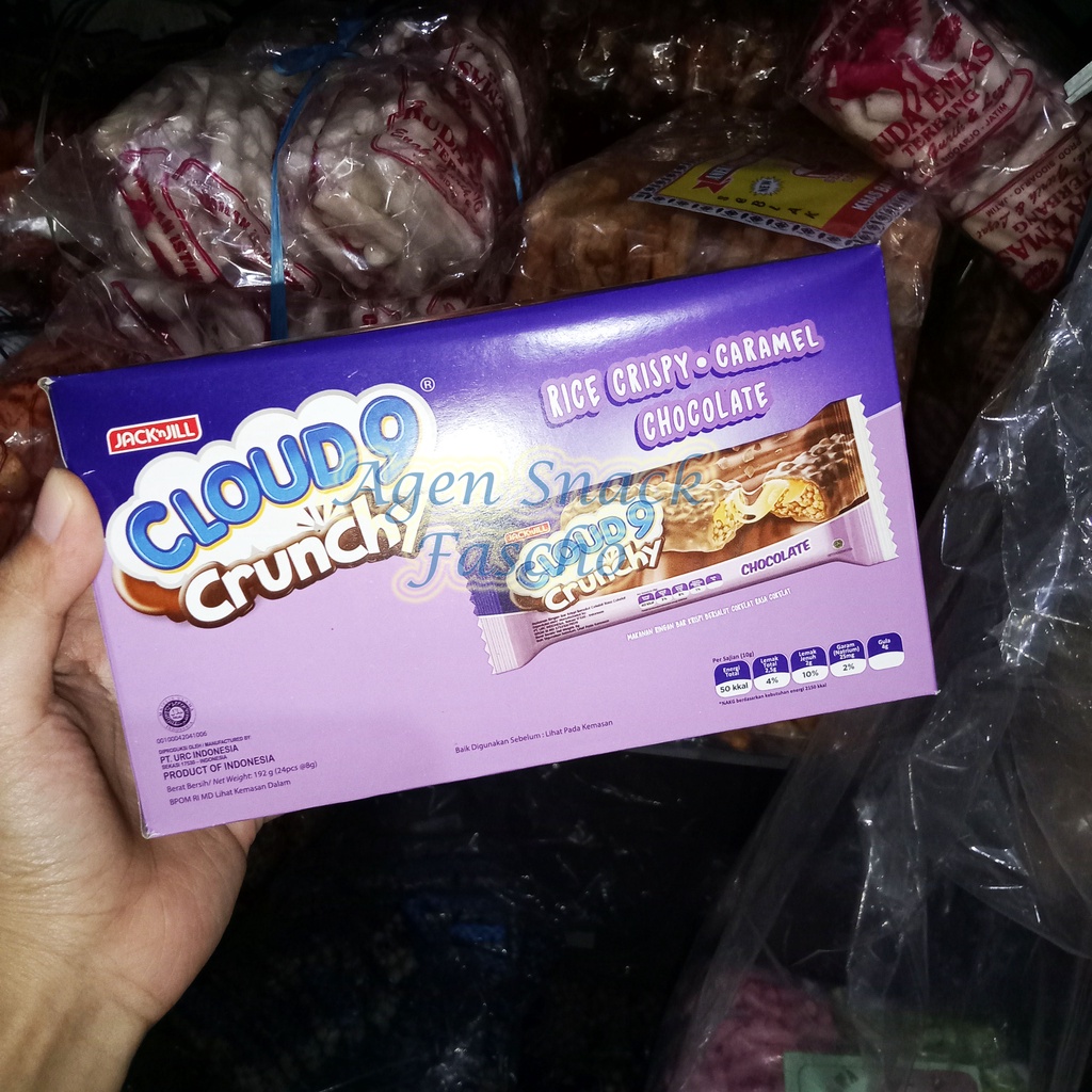 Jual Jack n Jill Cloud9 Crunchy Chocolate / Vanilla 8 gram (1 pack isi ...