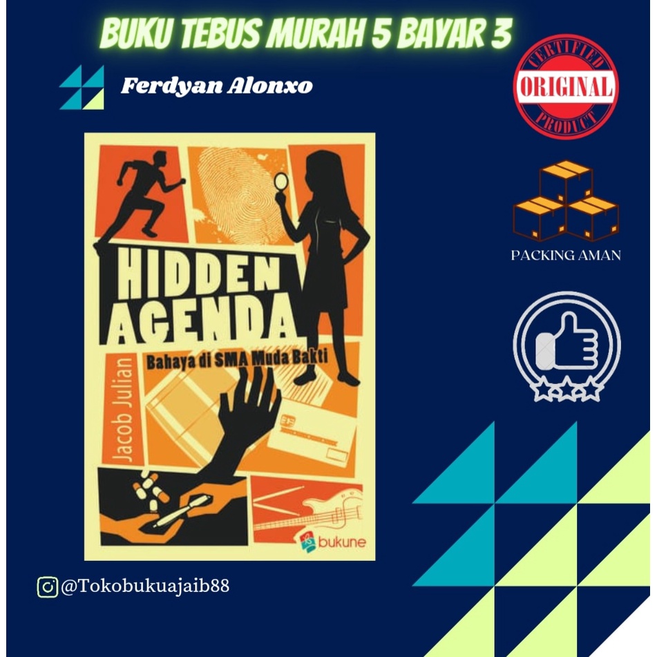 Jual BUKU HIDDEN AGENDA ( PROMO BELI 5 CUMA BAYAR 3 ) | Shopee Indonesia