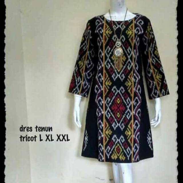 Jual Dress tenun blanket halusan jepara kode TOR45 | Shopee Indonesia