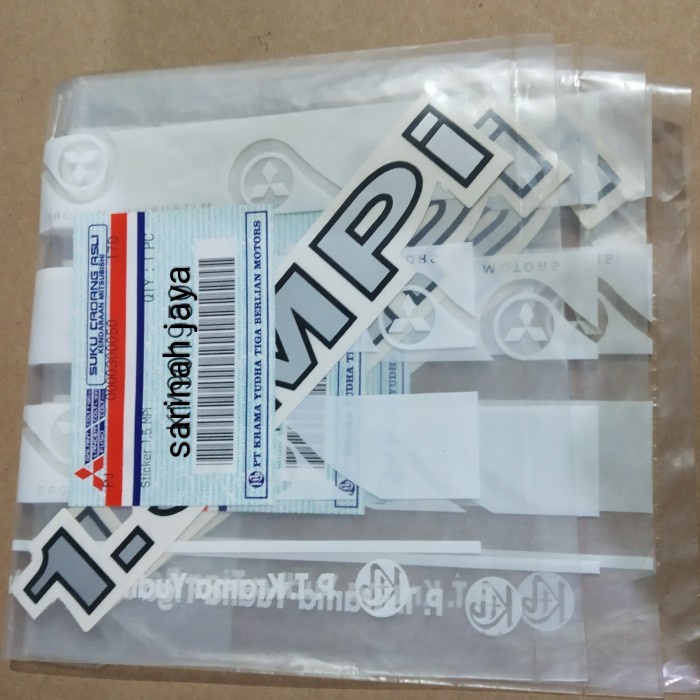 Jual stiker sticker 1.5 mpi Mitsubishi asli original | Shopee Indonesia