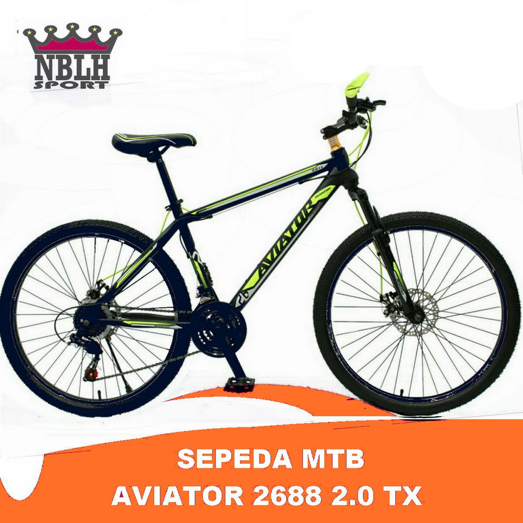 Jual SEPEDA MTB AVIATOR 2688 2.0 TX SEPEDA GUNUNG DARI PACIFIC | Shopee ...