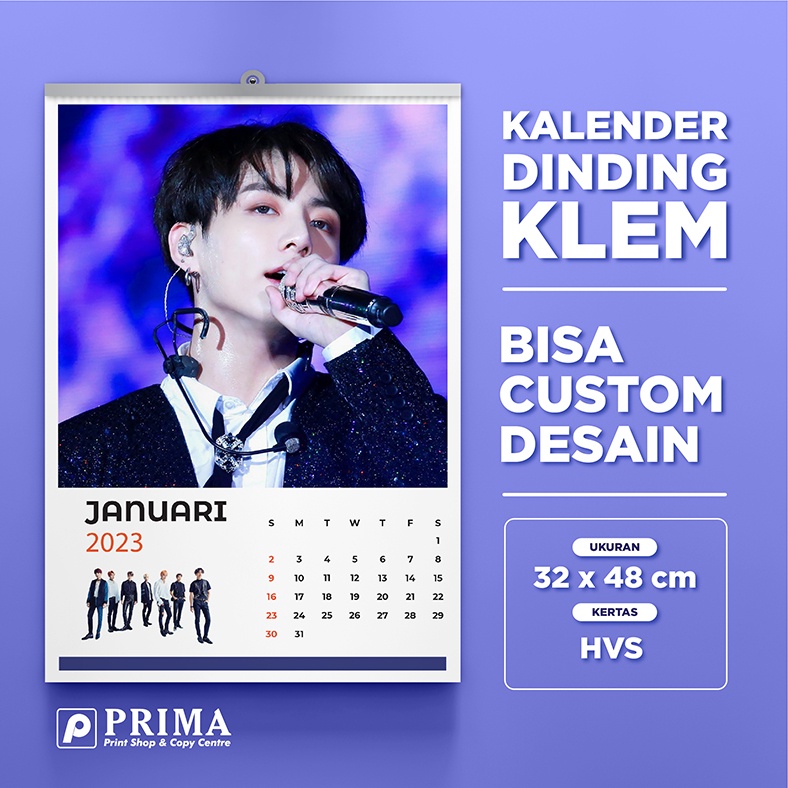 Jual CETAK KALENDER DINDING KLEM HVS | Shopee Indonesia