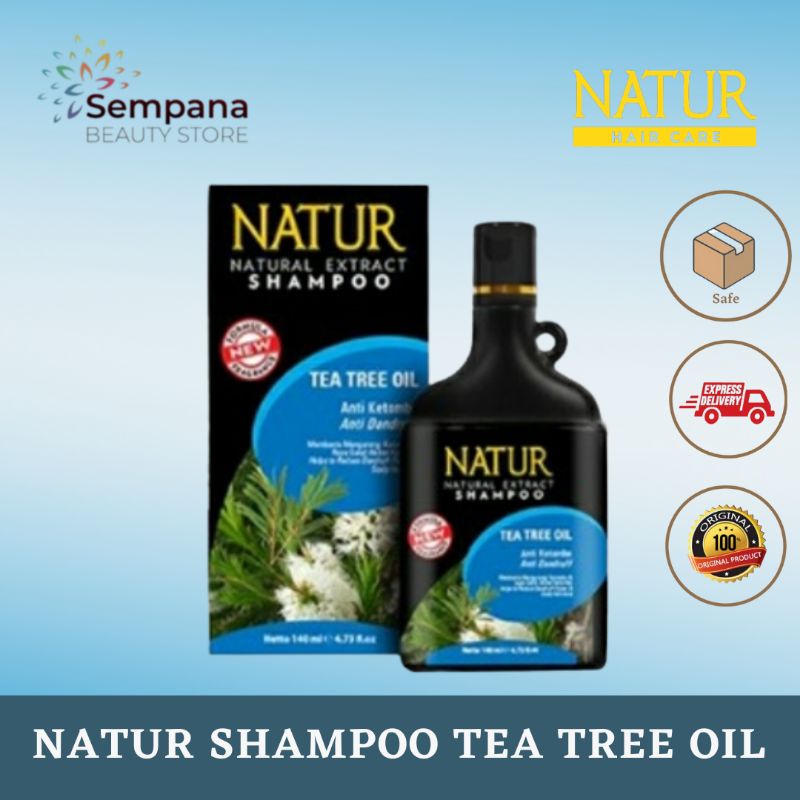 Jual Natur Natural Extract Shampoo Tea Tree Oil (Anti Ketombe) | Shopee Indonesia