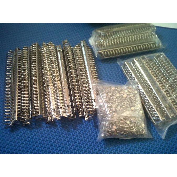 Jual Ring binder / Ring mekanik 20 lubang / kertas A5 / 21 cm - Chrome ...