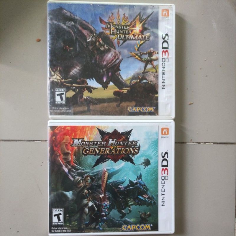 Jual monster Hunter 4 Ultimate /Monster Hunter X Gen 3DS | Shopee Indonesia