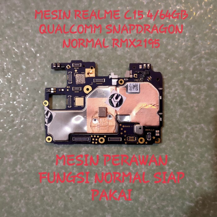 Jual MESIN REALME C15 NORMAL RMX2195 mesin realme c15 qualcomm 4/64gb ...