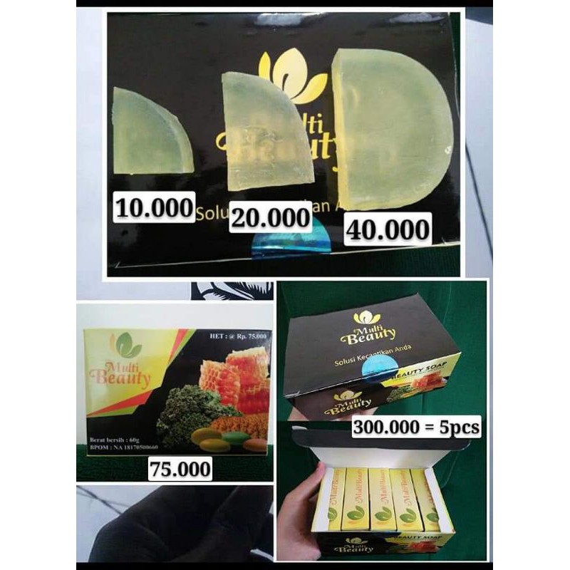 Jual SABUN MULTI BEAUTY MBS | Shopee Indonesia