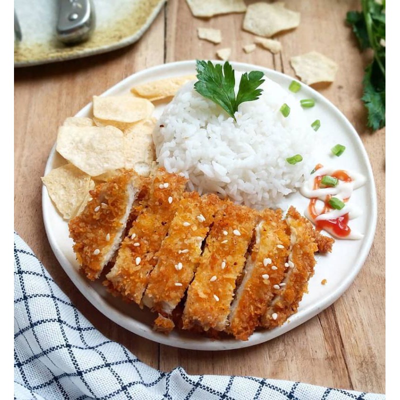 Jual chicken katsu daging tebal queen food / chicken katsu | Shopee ...