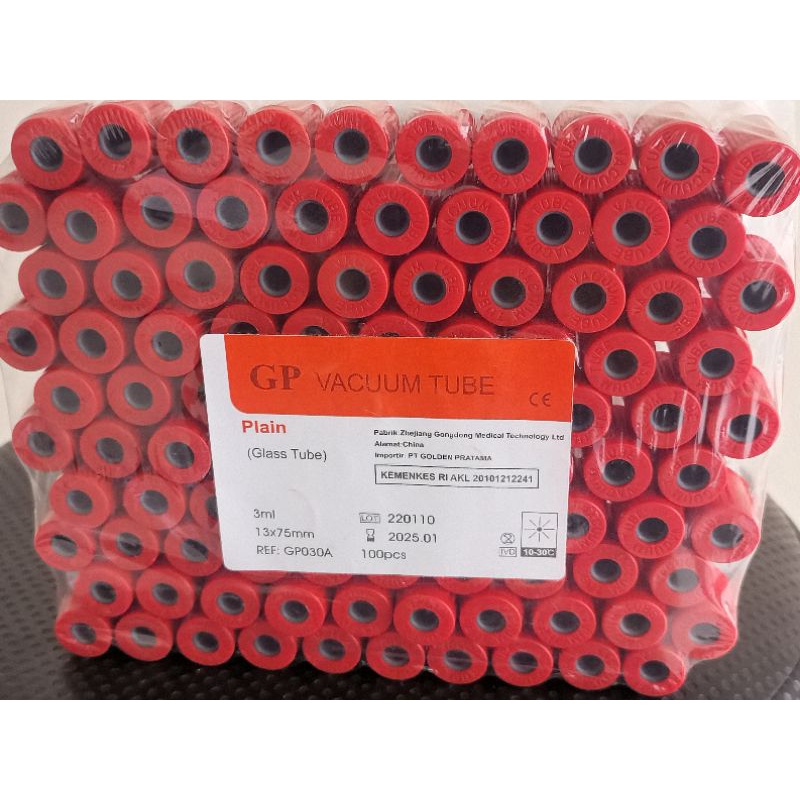 Jual Vacuum Tube / tabung plain 3ml (glass) | Shopee Indonesia