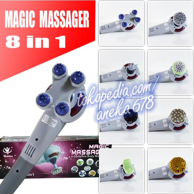 Jual Magic Massager 8 in 1 Blueidea BLD-999 Alat Terapi Kesehatan ...