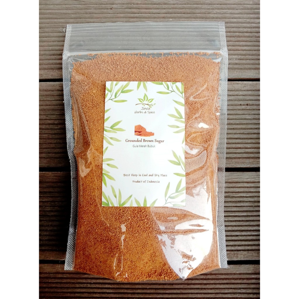 Jual Java Herb & Spice Gula Merah Bubuk 500gr - Grounded Brown Sugar ...