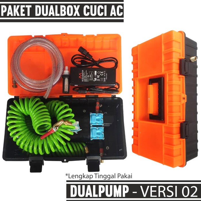 Jual Pompa Air DC High Pressure Paket Pompa DualBox Cuci AC Portabel ...