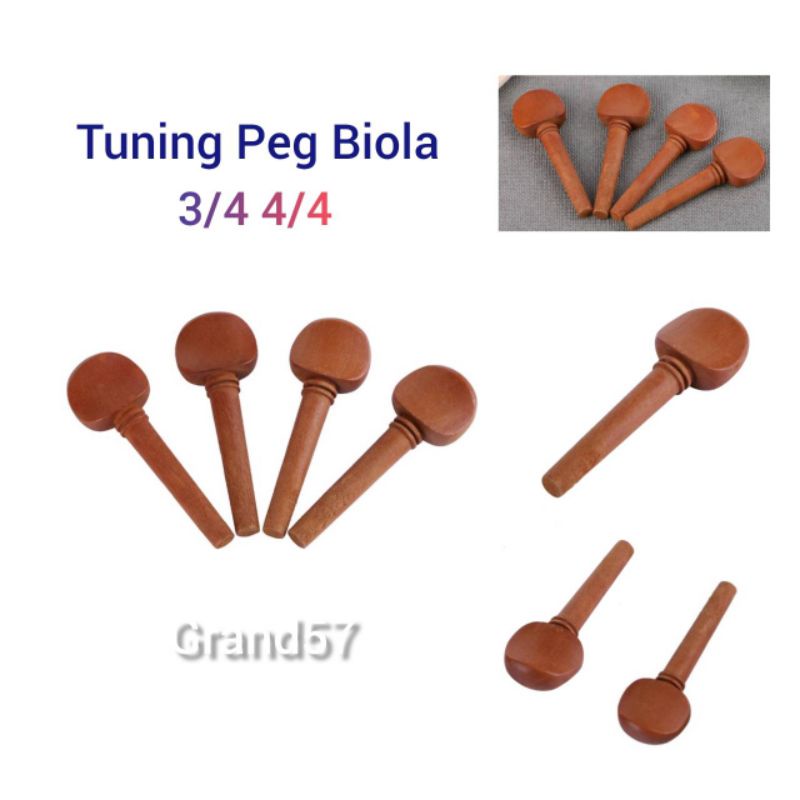 Jual Tuning Peg Biola Violin 3/4 4/4 Dryer Pegs Wood Kayu Putaran ...