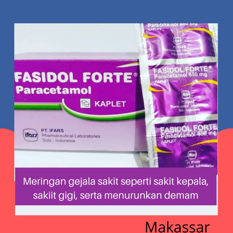 Jual FASIDOL FORTE 650MG PERSTRIP | Shopee Indonesia