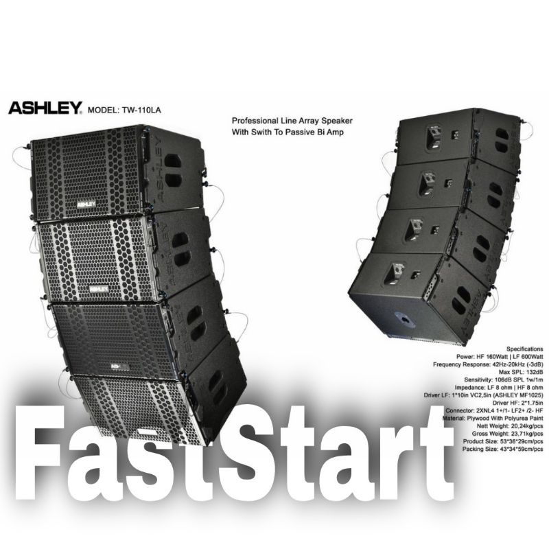 Jual Speaker Line Array Ashley TW 110 LA Original Passive Array TW 110LA | Shopee Indonesia