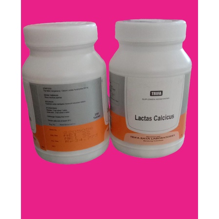 Jual LACTAS CALCICUS BOTOL 250TAB TRIFA | Shopee Indonesia