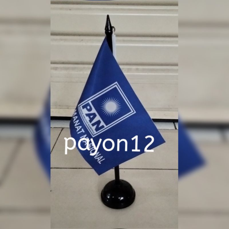 Jual tiang kayu meja dan bendera partai PAN | Shopee Indonesia