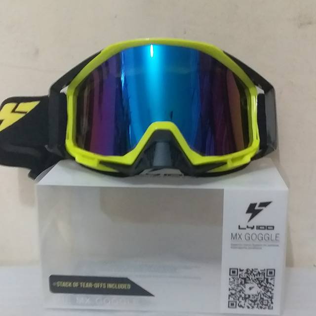 Jual Kaca gogel MX GOGEL LY-100-64 yellow | Shopee Indonesia