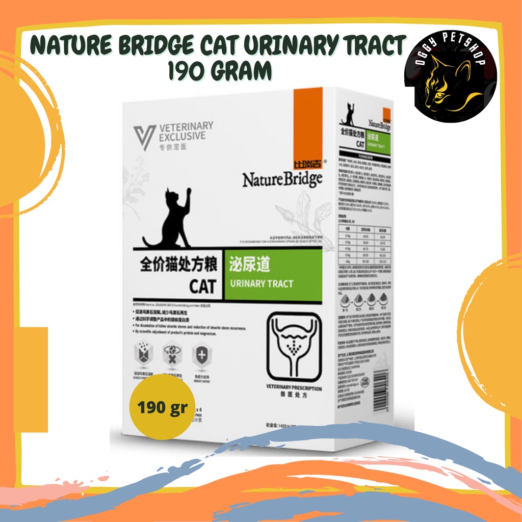 Jual Nature Bridge Vet Urinary Tract 190gr NB | Nature Bridge URINARY ...