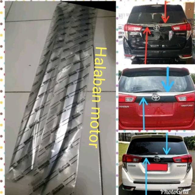 Jual List kaca belakang atau bagasi Innova venturer original | Shopee ...