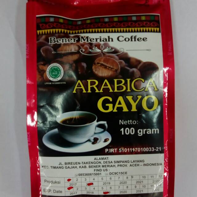 Jual KOPI ARABICA GAYO 100gr | Shopee Indonesia