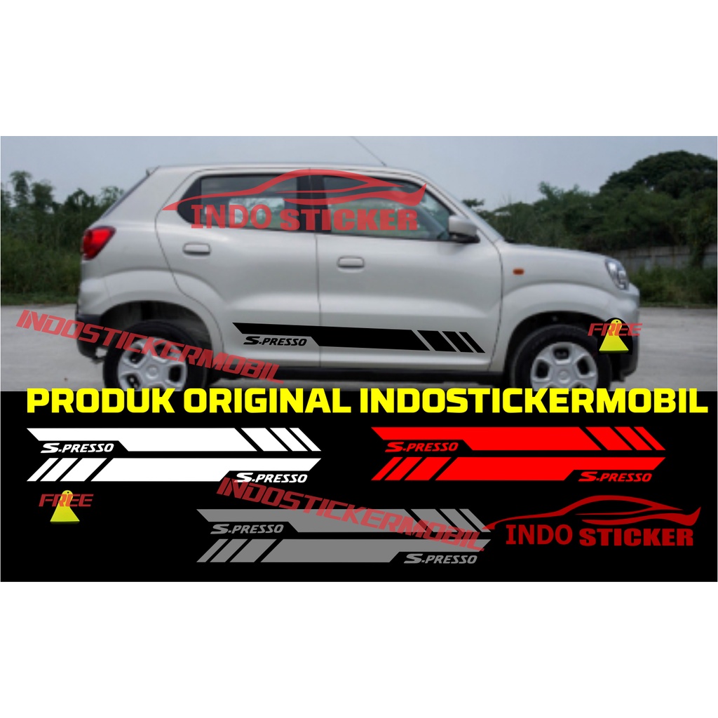 Jual Sticker stiker mobil s presso cutting stiker mobil suzuki s-presso ...
