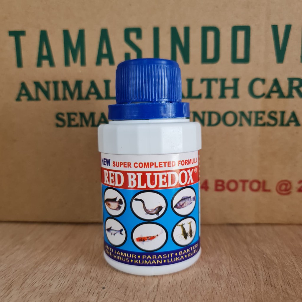 Jual Red Bluedox 125 ml (Anti Jamur, Parasit, Bakteri, Kuman, Luka ...