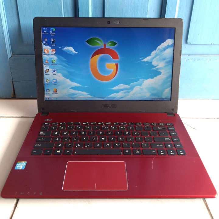 Jual Asus A450C Warna Merah Slim Tipis HDD 500GB Intel Celeron 1007U ...