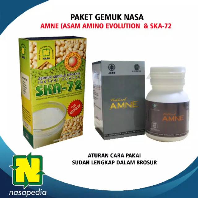 Jual PAKET GEMUK NASA AMNE DAN SKA-72 ORIGINAL NASA 100% | Shopee Indonesia