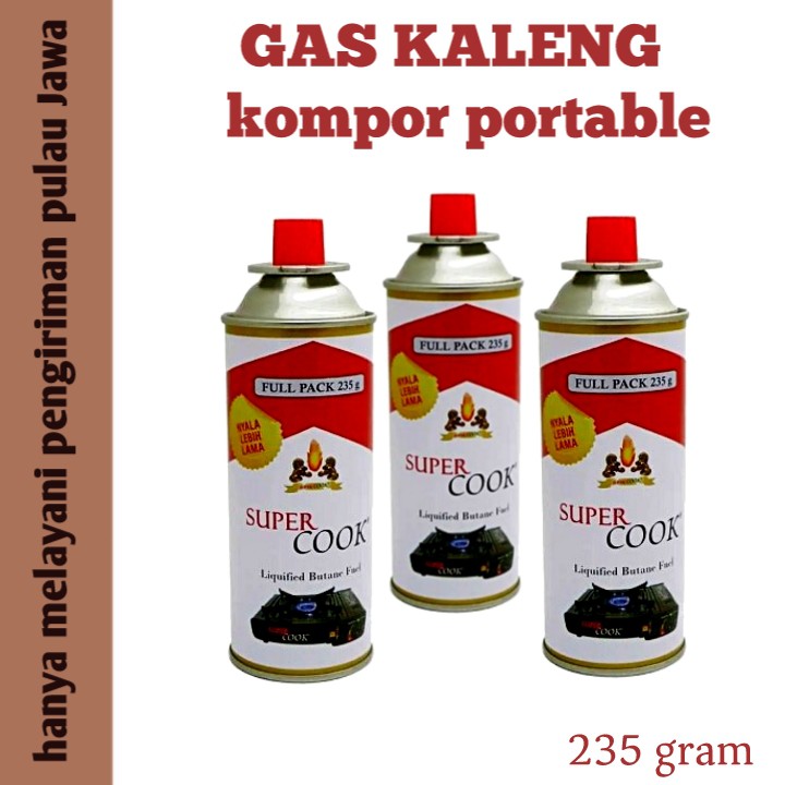 Jual Gas Kaleng Untuk Kompor Portable Tabung Gas Mini 235 Gram | Shopee ...