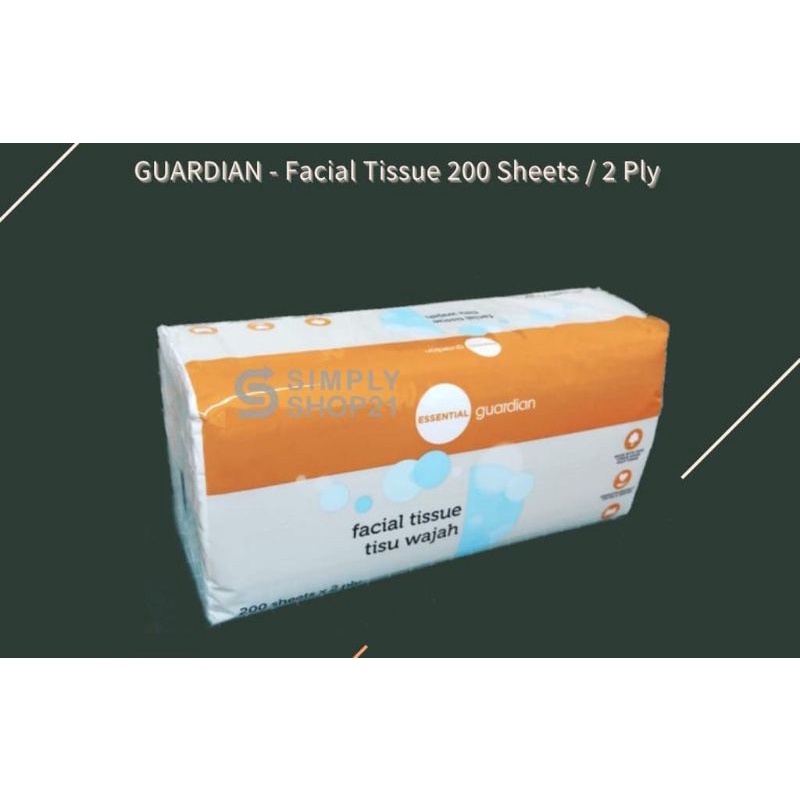 Jual Tisu Wajah Facial Tissue Guardian Lembut 200s x 2 ply | Shopee ...