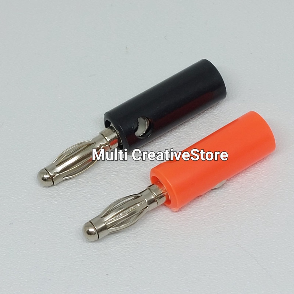 Jual JACK BANANA MALE 4MM PLUG CONNECTOR GOLD PLATE BANANA PLUG ...