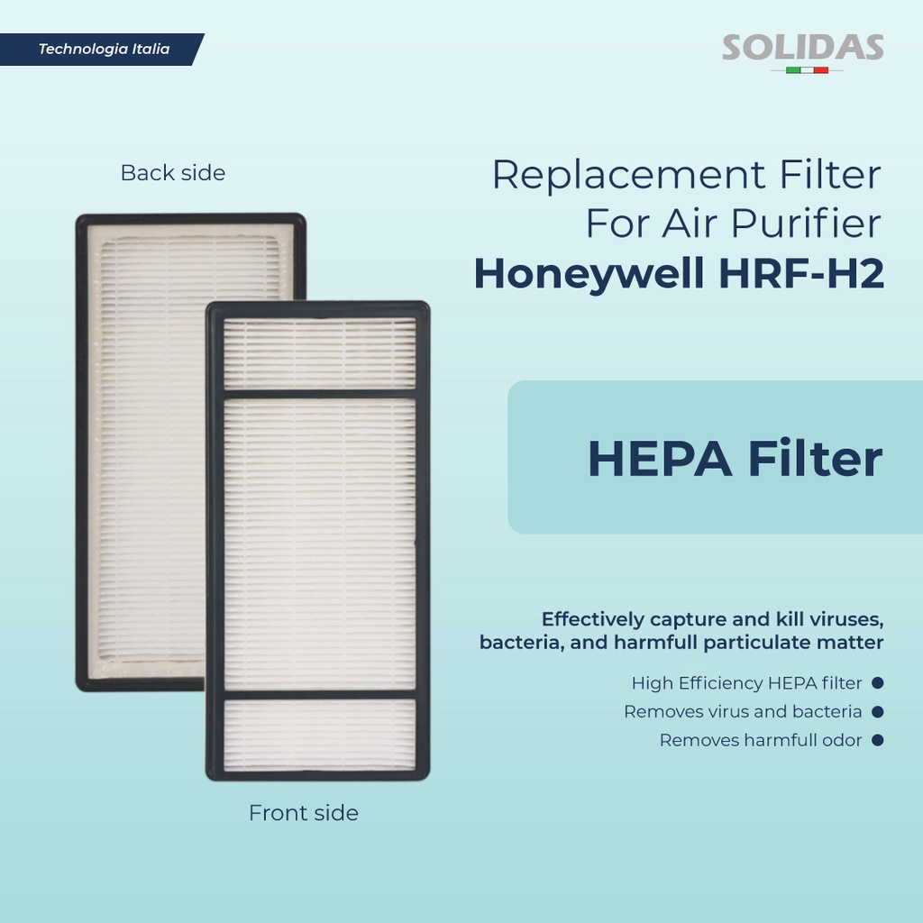 Jual Solidas - Replacement Filter Air Purifier Honeywell HRF-H2 (HRF-H2 ...