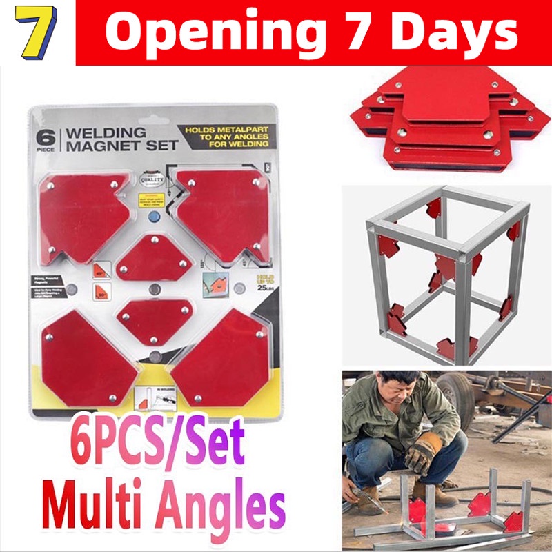 Jual SIKU MAGNET LAS SET MINI 6PCS KDK / MAGNETIC WELDING HOLDER 6PCS ...