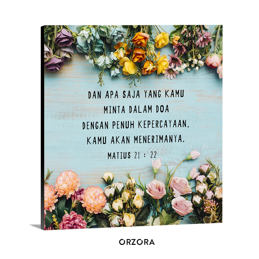 Jual Poster Rohani Kristen / Dekorasi Studio / Poster Inspiratif (00021 ...