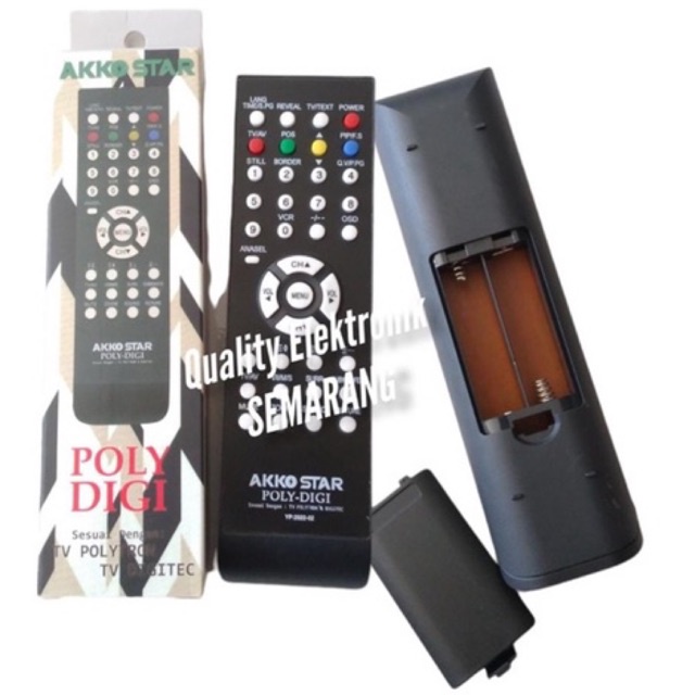 Jual REMOTE TV LED LCD UNTUK MERK POLYTRON DIGITEC MERK AKKO STAR ...