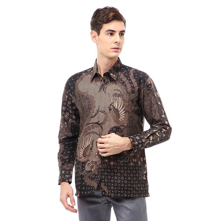 Jual Hamlin Kendrick Atasan Formal Kemeja Batik Pria Utungga Long ...