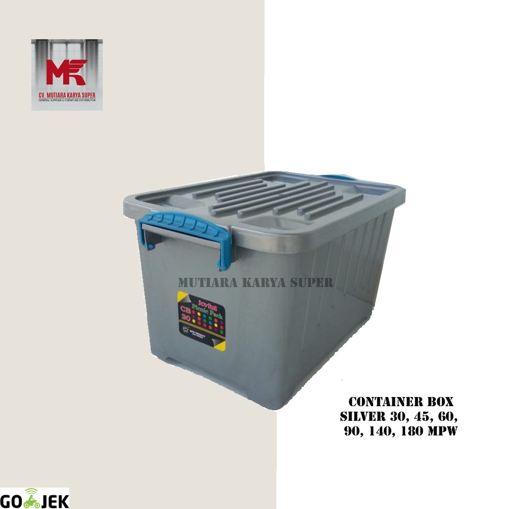 Jual Container Box | Container Box Abu abu | Kotak Penyimpanan | Shopee ...