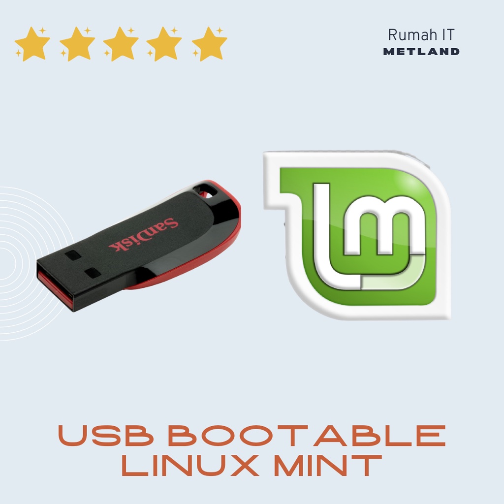 Jual Flash Disk USB Bootable Linux Mint | Shopee Indonesia