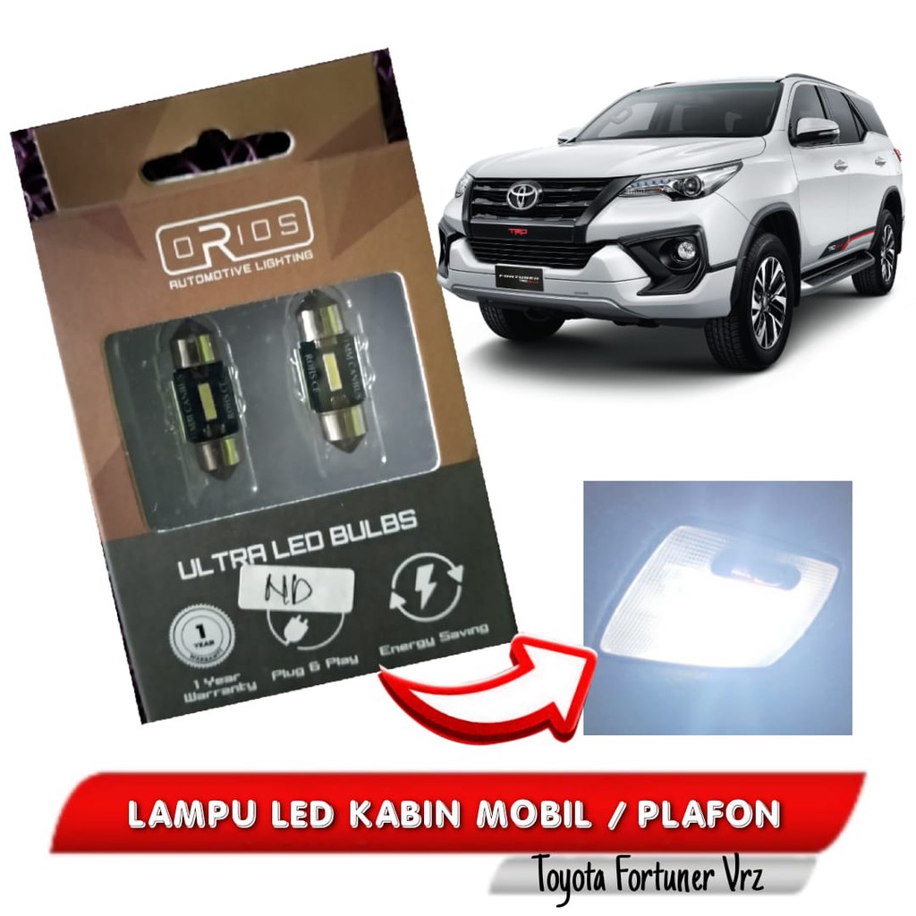 Jual LAMPU LED KABIN MOBIL / PLAFON MOBIL FORTUNER Vrz | Shopee Indonesia