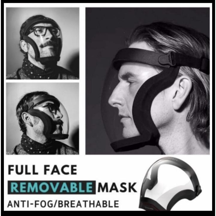 Jual Faceshield Acrylic Polycarbonate Apd Full Face Shield Pc Face Mask ...