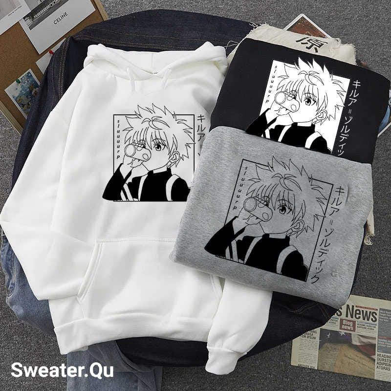 Jual Kawaii Hunter X Hunter Killua Zoldyck - Sweater Hoodie Pria Wanita ...