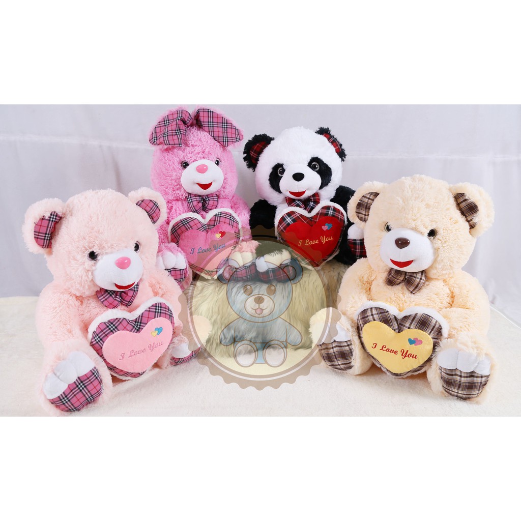 Jual BONEKA ANIMAL REVI LOVE 54CM PANDA, BEAR, RABBIT | Shopee Indonesia