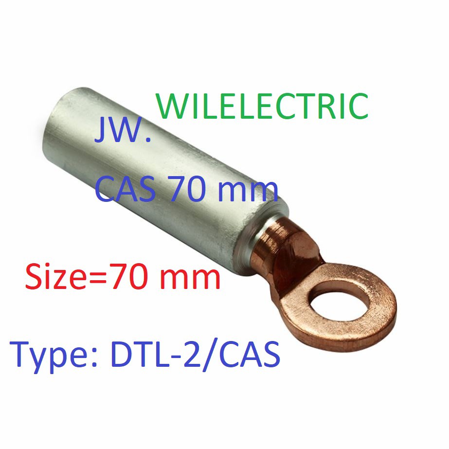 Jual Kabel Skun AlCu 70 mm bimetal DTL-2 70mm cable lug Al/Cu aluminium ...