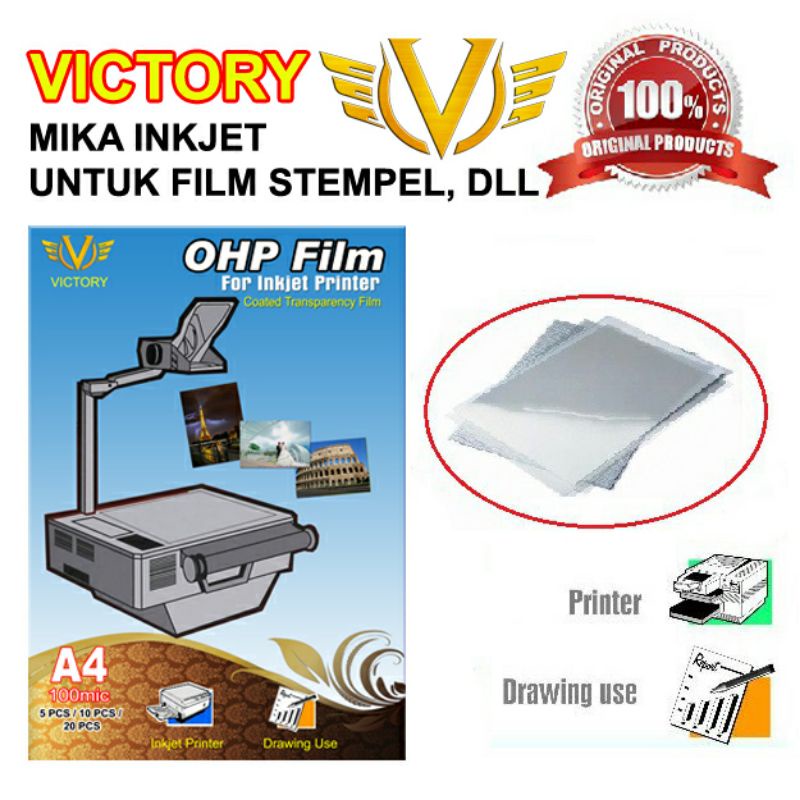Jual Mika Inkjet Film Stempel Pakai Printer Epson - Pengganti Kalkir ...