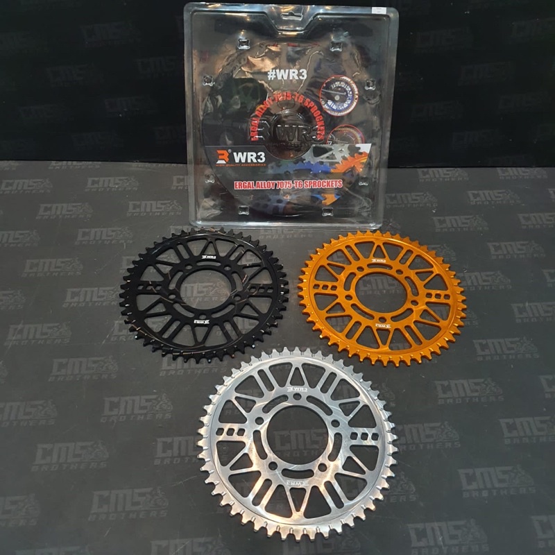 Jual Gear Gir Belakang WR3 Kawasaki ZX25R WRA 2090 520 48T For Velg ...