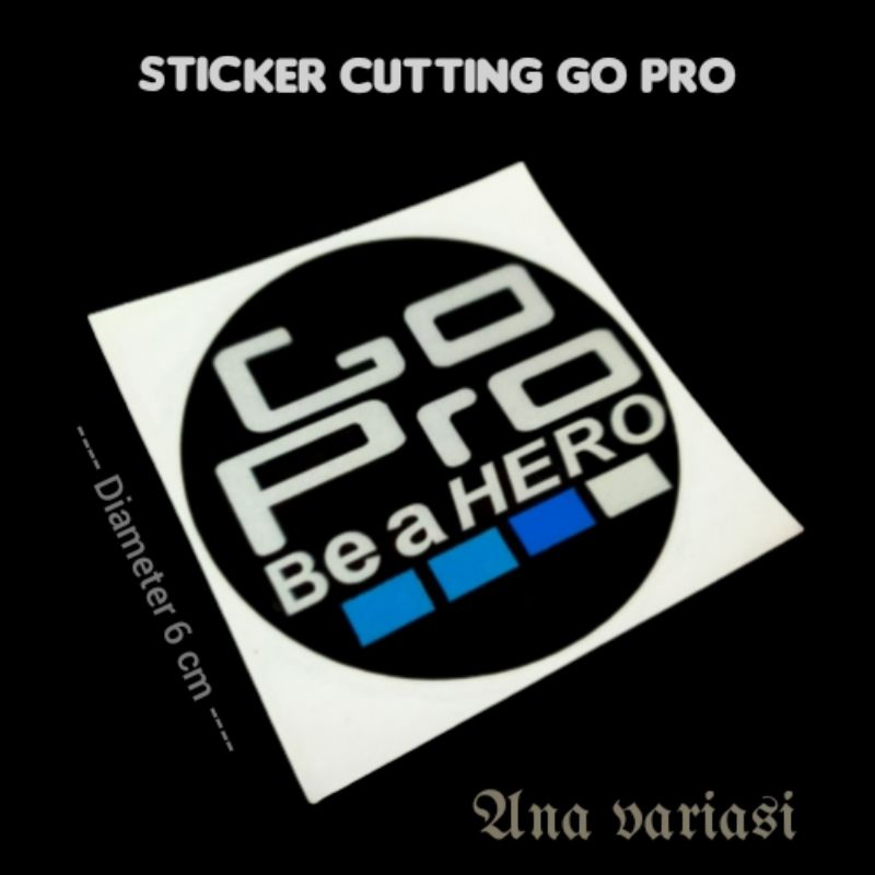 Jual sticker cutting GOPRO BEA HERO stiker gopro stiker motor go pro ...