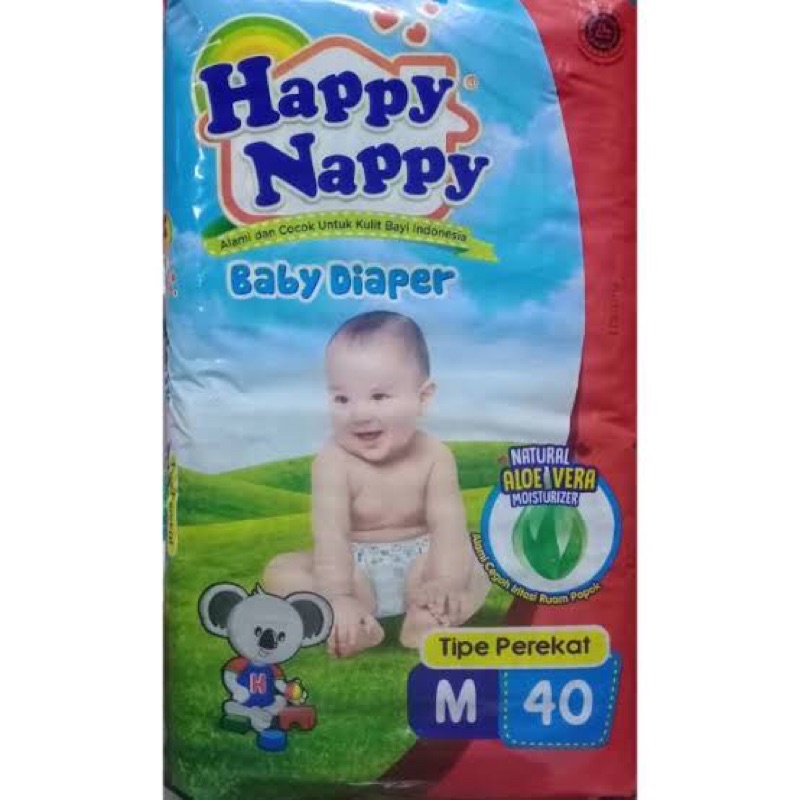 Jual Happy Nappy Tipe Perekat M40 (Kemasan baru) | Shopee Indonesia